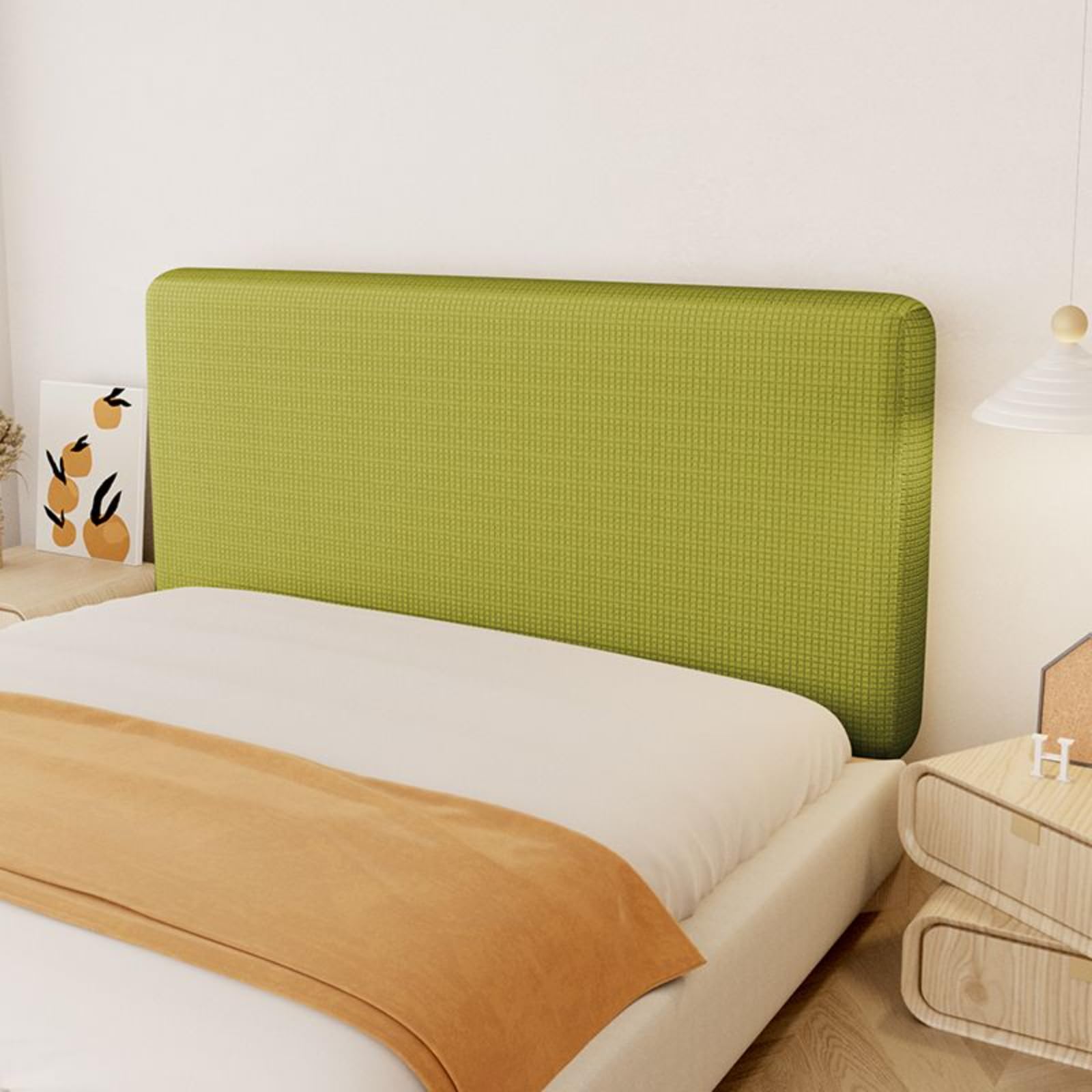 Headboard Cover Full Stretch Headboard Cover - King Size Jacquard ...