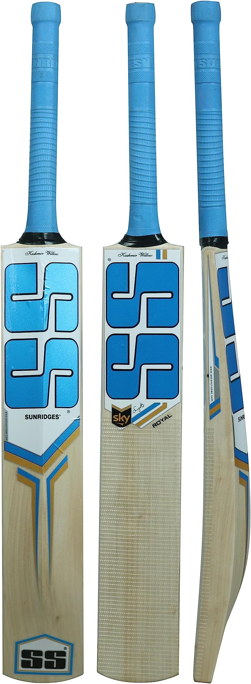 SS Sky Royal Kashmir Willow Cricket Bat-SH : Amazon.in: Sports, Fitness ...
