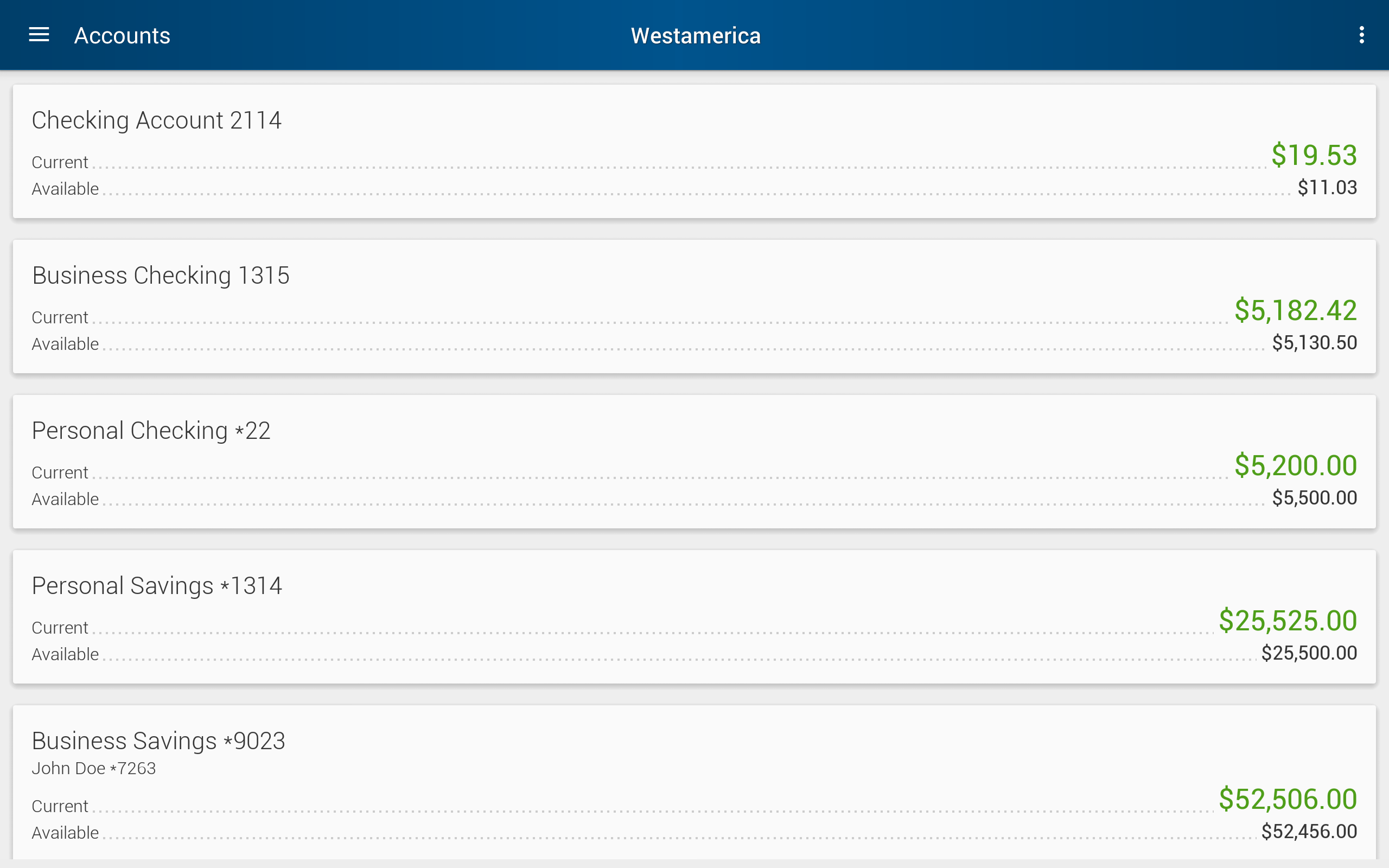 Westamerica Bank - App on Amazon Appstore