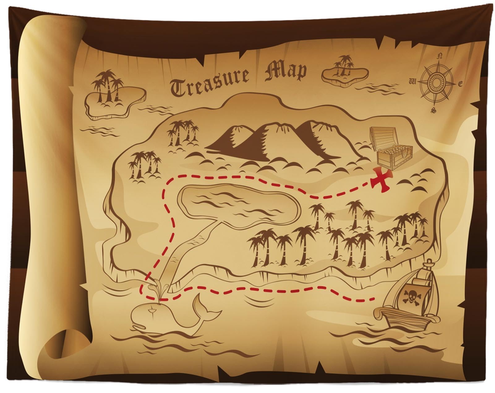 Mapas Del Tesoro Pirata Para Preescolar