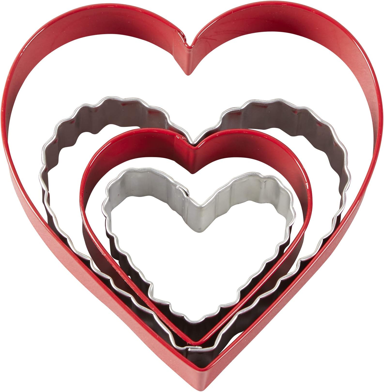 Amazon.com: Wilton Nesting Hearts Cookie Cutter Set, 4-Piece: Home ...