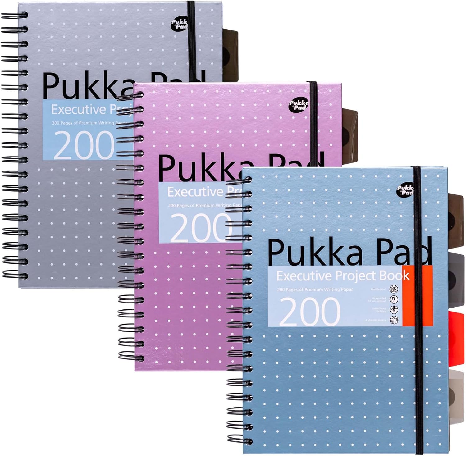 Amazon.com: Pukka Pads B5 Metallic Executive Project Books - Assorted ...
