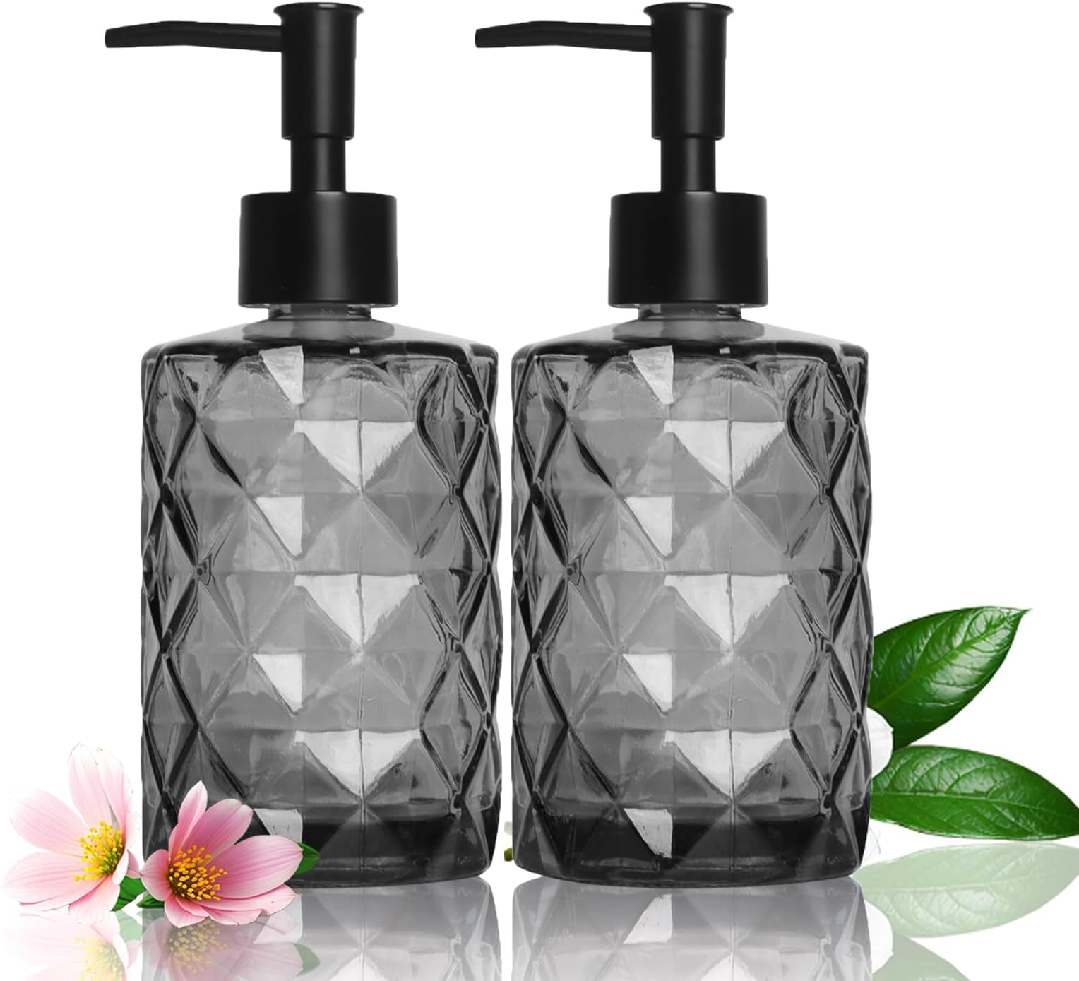 Amazon.com: Elwiya Rustic/Farmhouse 16 oz Mason Jar Soap Dispenser ...