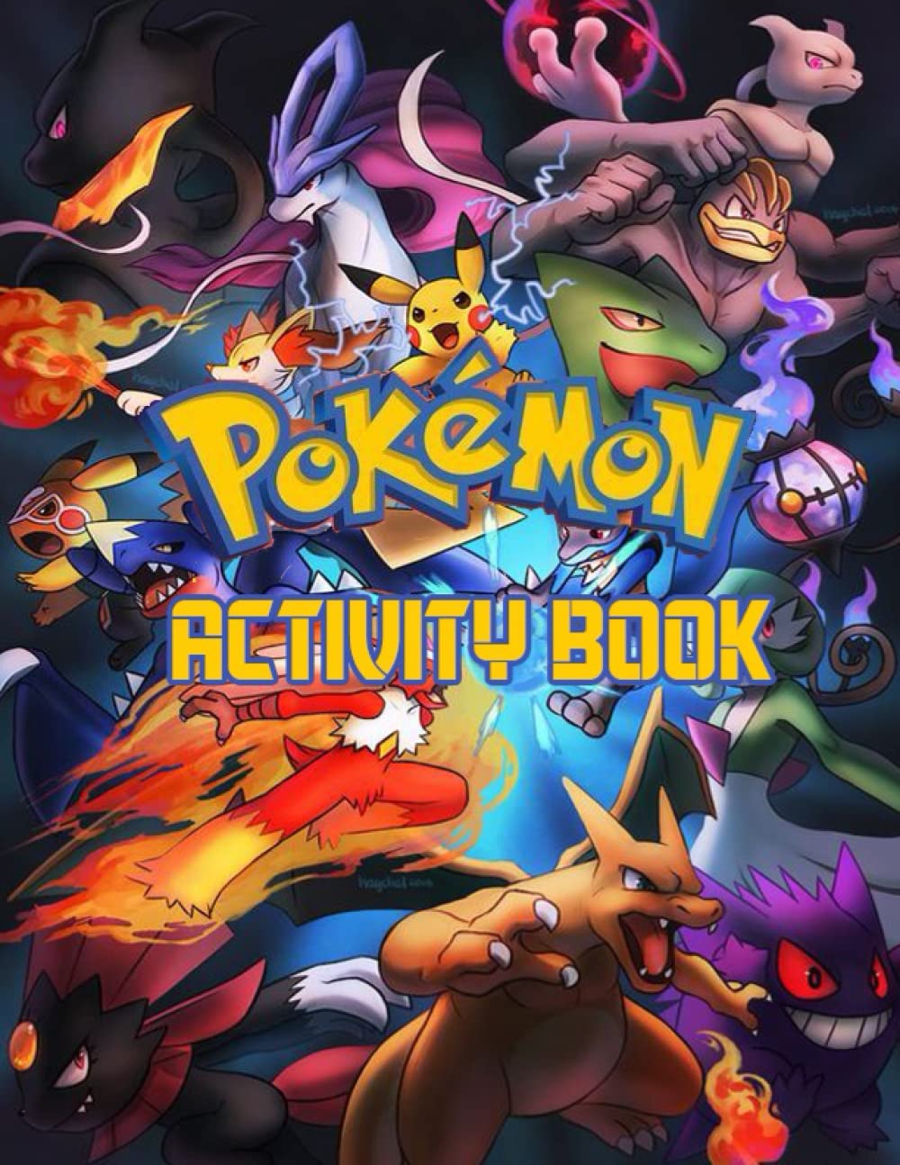 Pokemon Activity Book 80 Activities Including Coloring Crossword Hidden ...