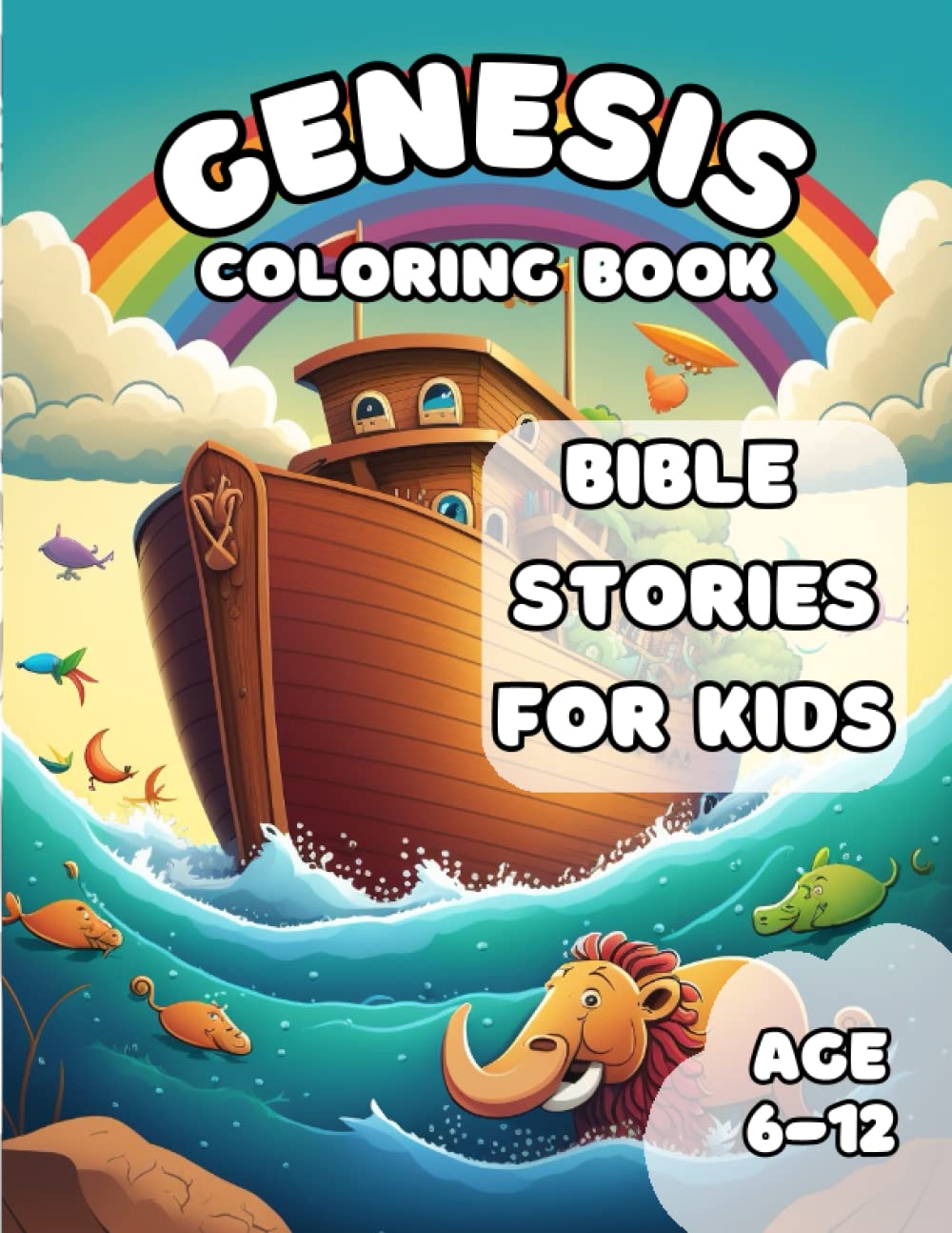 Genesis Coloring Book: Bible Story Coloring Book - Genesis Stories ...