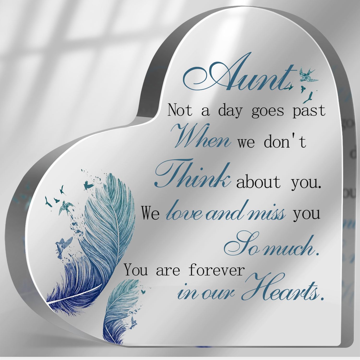 Aunt Memorial Quotes Memorial Gifts For Loss Of Aunt Acrylic