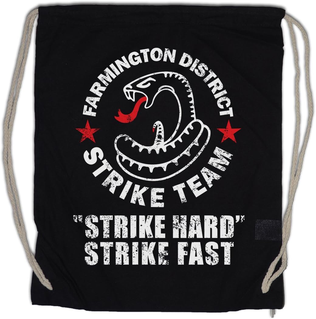 Amazon.com | Urban Backwoods Strike Team Shield Drawstring Bag Gym Sack ...
