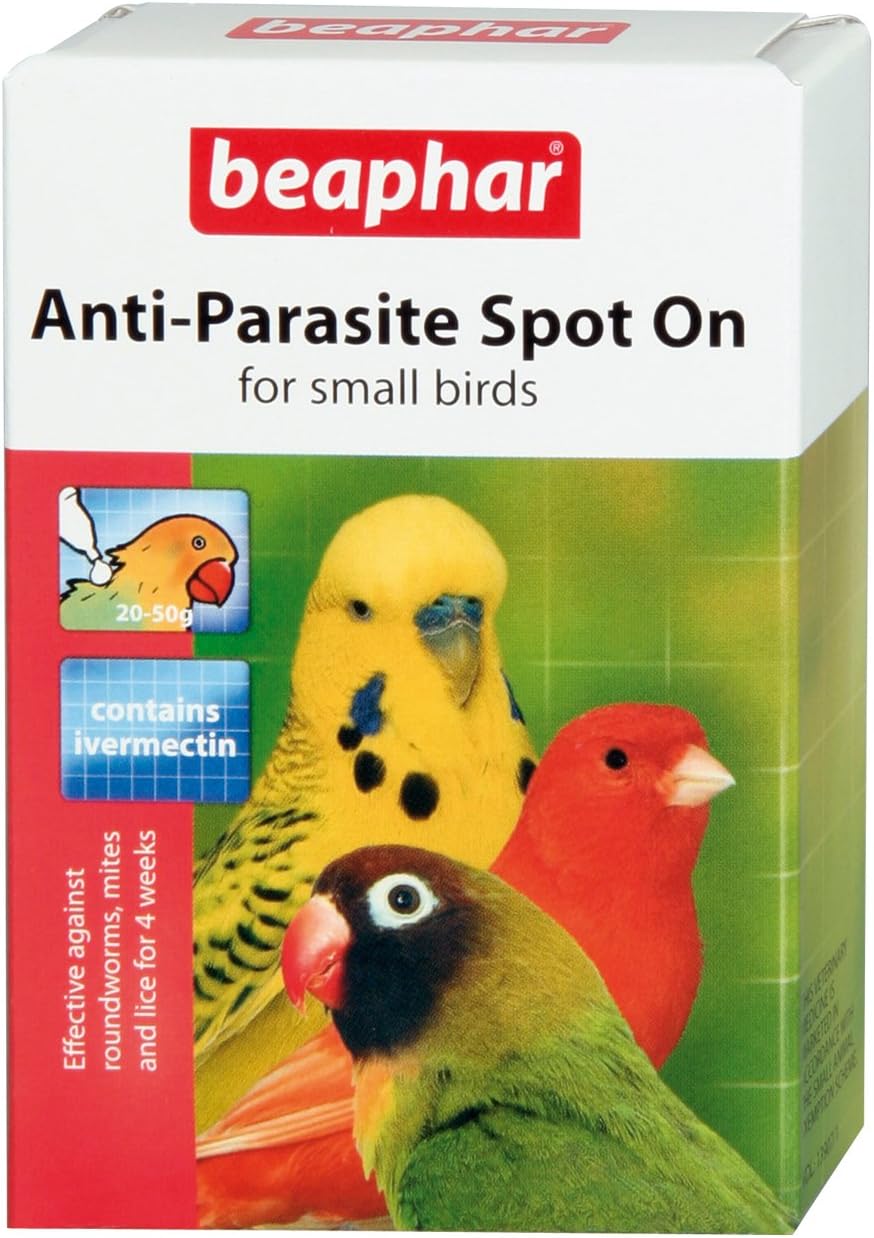 Beaphar Anti-Parasite Spot On For Small Birds 4 week Treatment For ...
