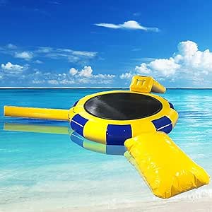 Amazon.com: MBCEYLSTUB Inflatable Water Trampoline Combination Inflatable Water Sports Play ...