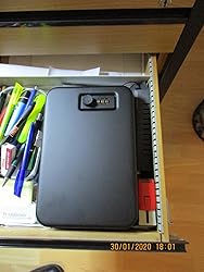 Amazon Basics - Tragbare Sicherheitsbox mit Zahlenschloss, Kombination ...