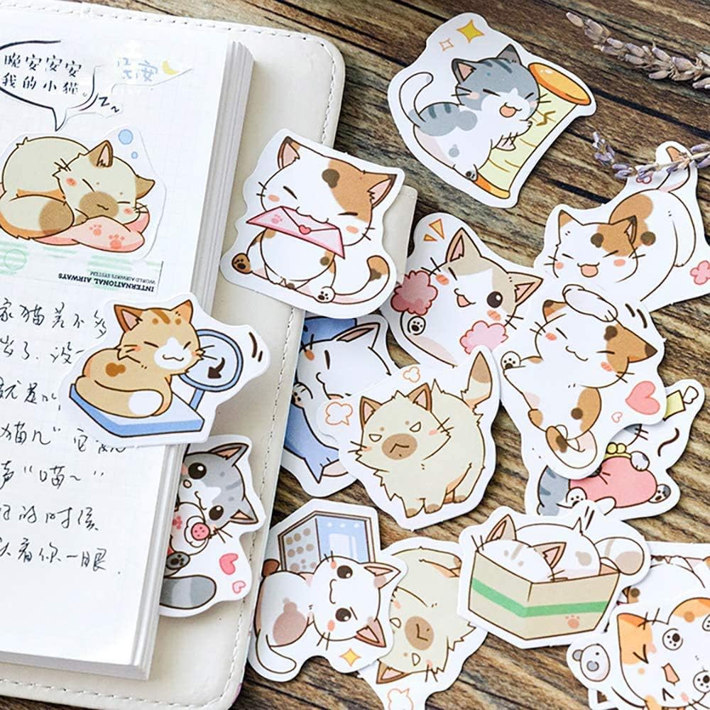 Amazon.com: Assorted Cats Cute and Adorable Perfect Peel and Stick ...