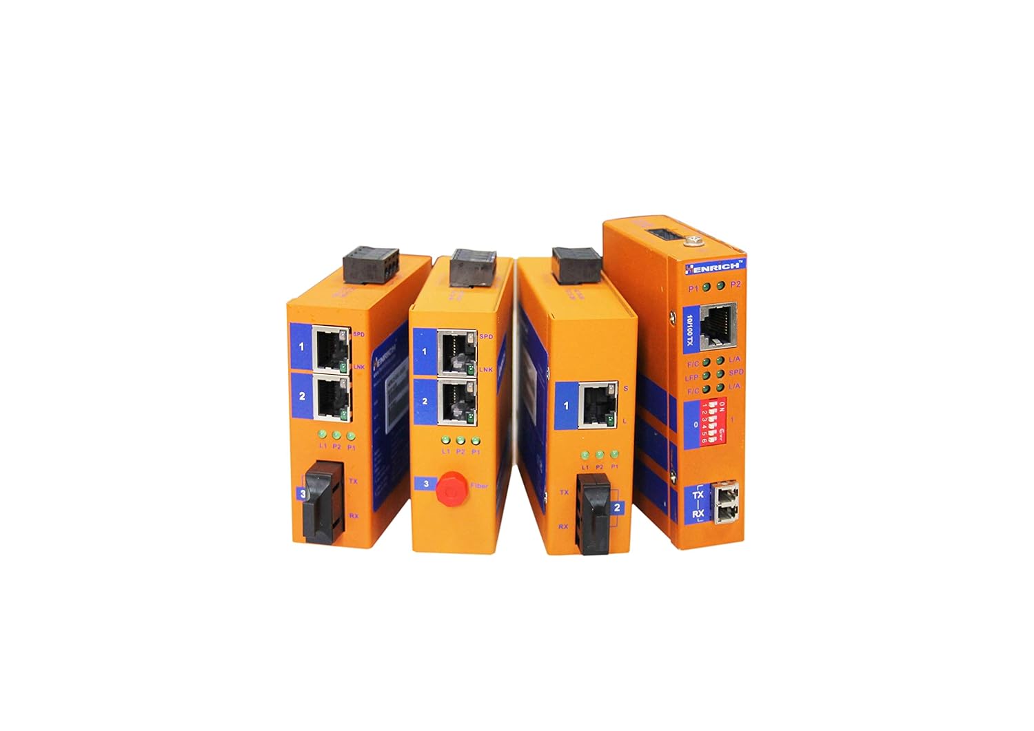 HENRICH Industrieller Ethernet Medienkonverter ST Faser Mit 2 Km henrich-industrieller-ethernet-medienkonverter-st-faser-mit-2-km