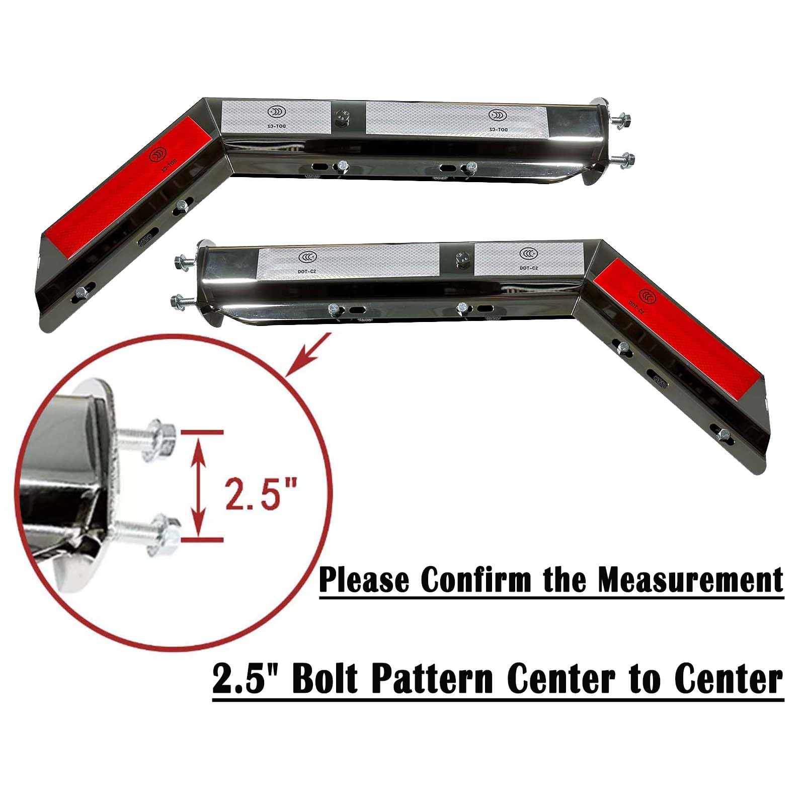 Snapklik.com : BST BSSP Semi Trucks Angled Spring Loaded Mud Flap ...