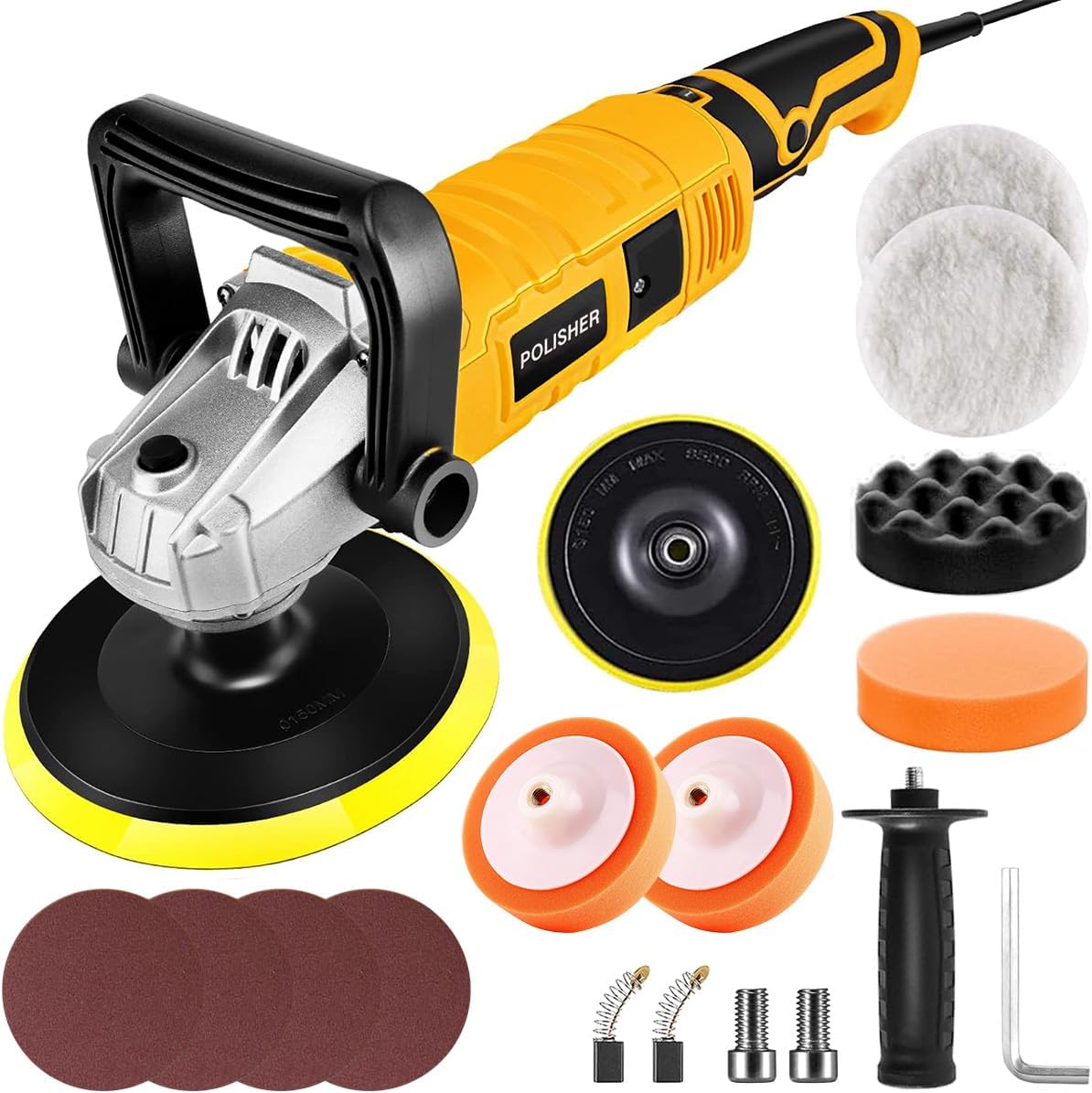 Truper PULA-7A3, Pulidora profesional 7" 1200W velocidad variable 127V ...