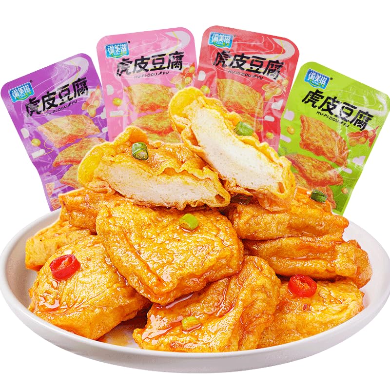 Amazon.com : Instant Dried tofu,Tender Tofu Bean Skin,tofu,spicy and ...