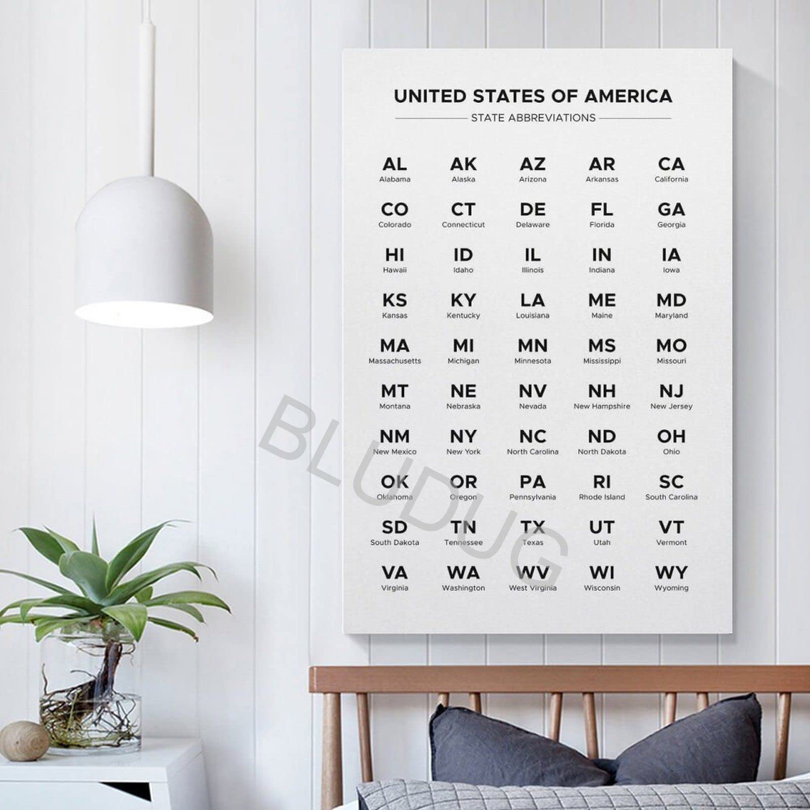 Us State Abbreviations And Names 50 US State Abbreviations Table