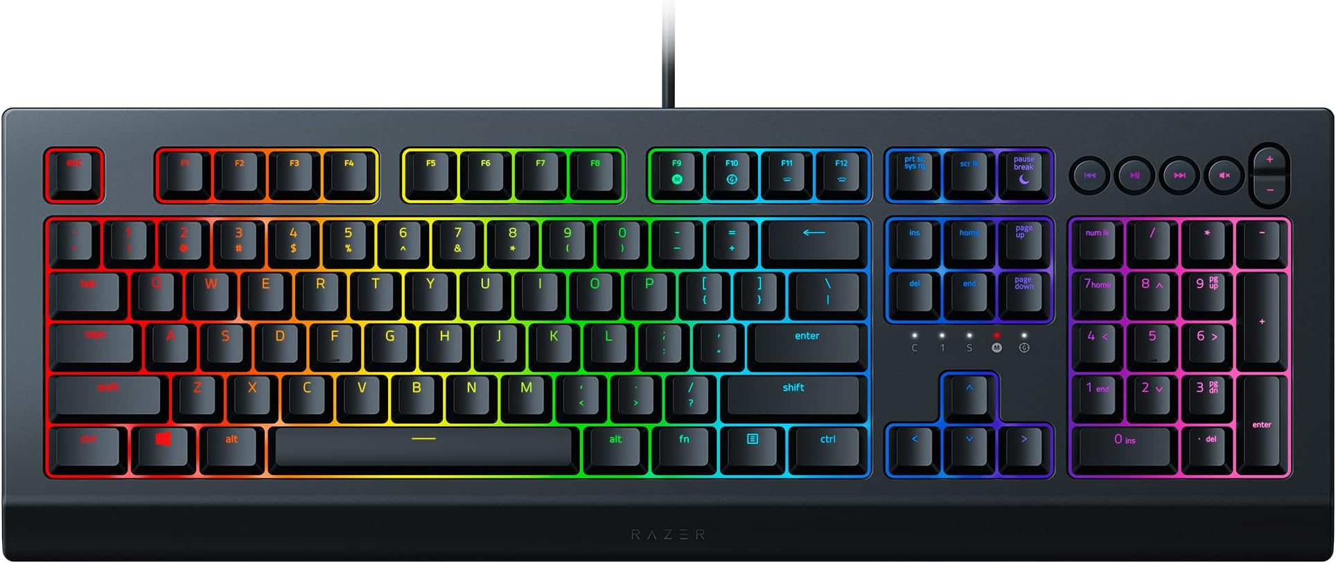 Razer Cynosa V2 Gaming Keyboard: Customizable Chroma RGB Lighting ...