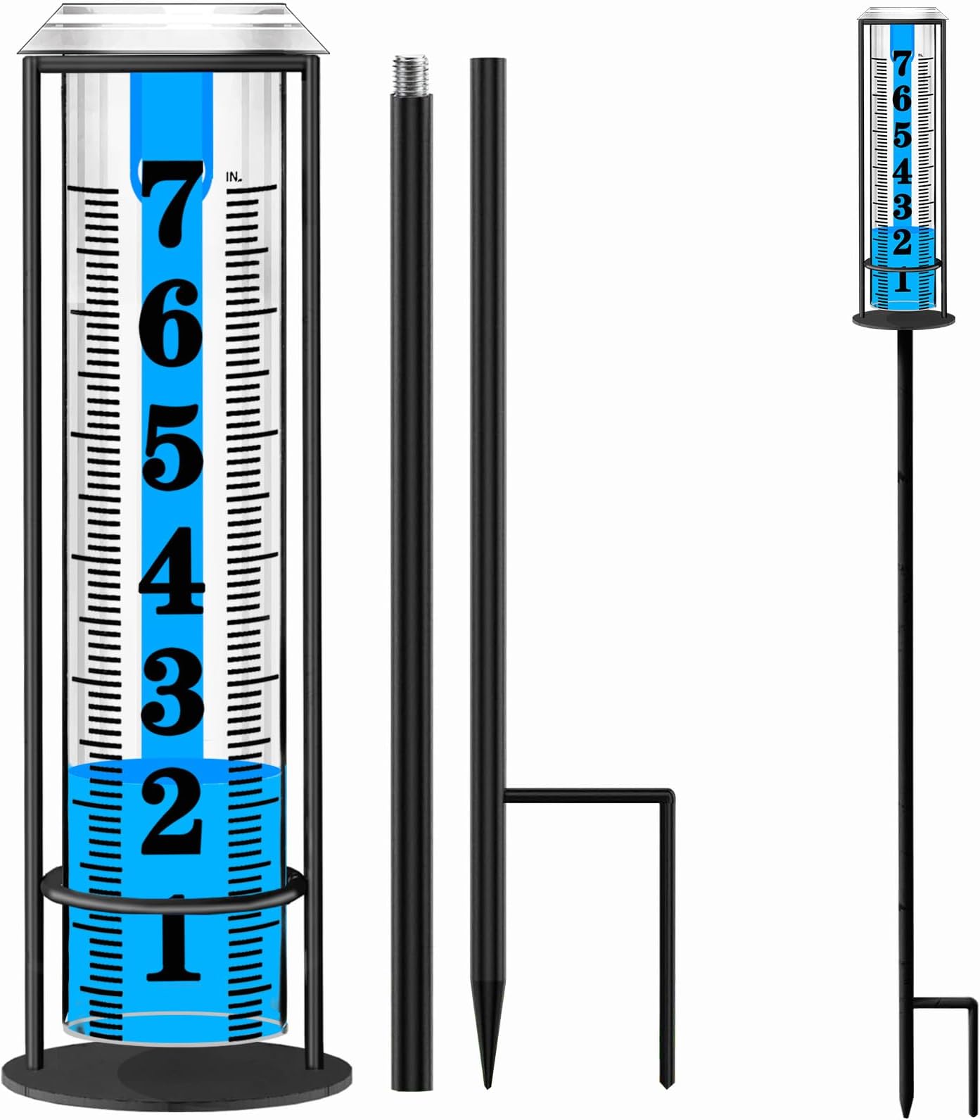 Amazon.com : RASKOO Upgraded Rain Gauge, Freeze Proof Rain Gauge ...