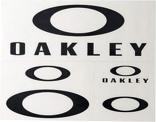 Amazon.com: Oakley Logo Sticker Pack, Black, One Size : Clothing, Shoes ...
