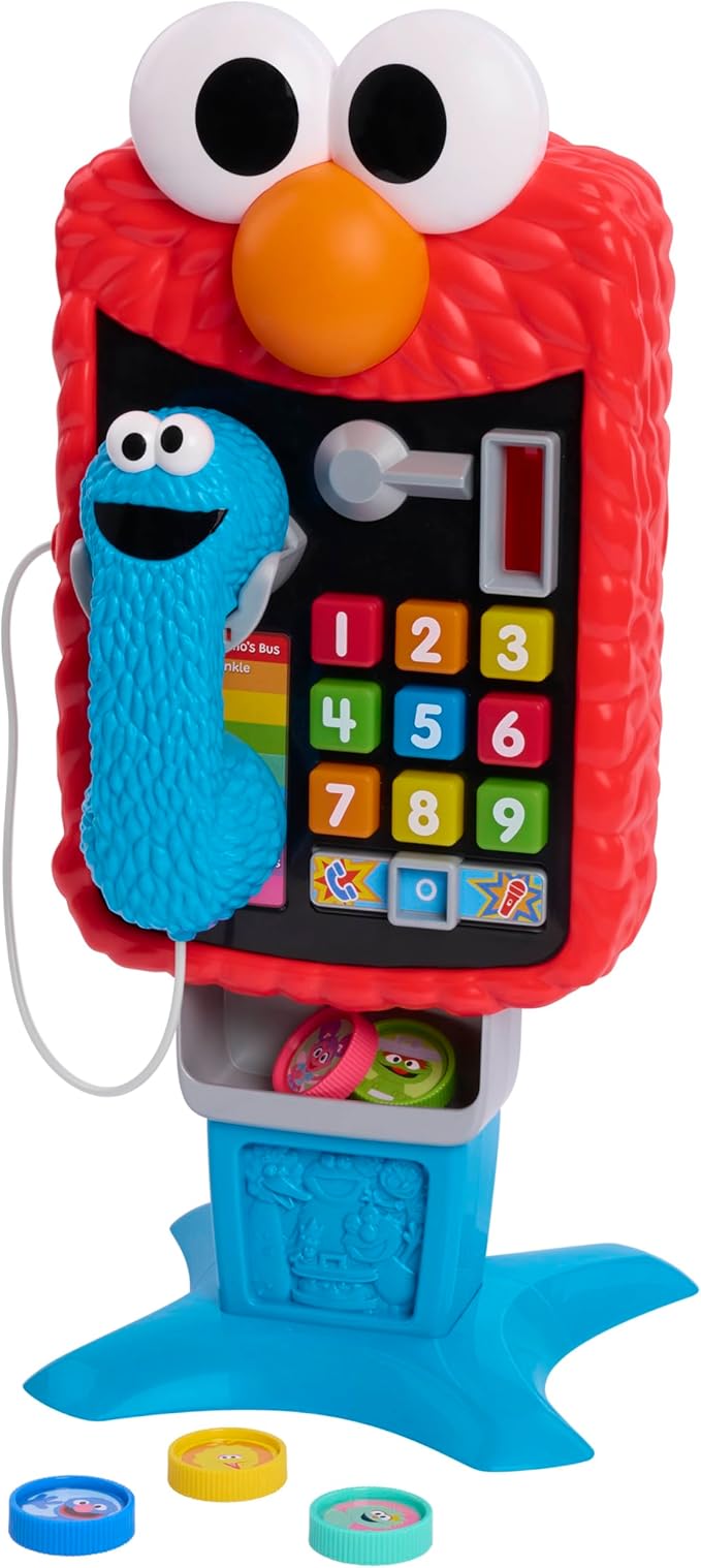 Amazon.com: Sesame Street Elmo’s Sing & Learn 17.5 Inch Playphone ...