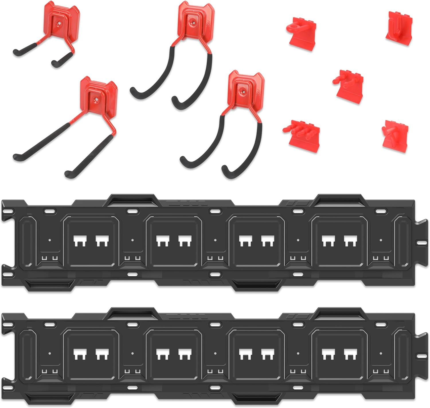Amazon.com: PR1ME 11 pcs Garage Storage Wall Mount Organizer Kit ...