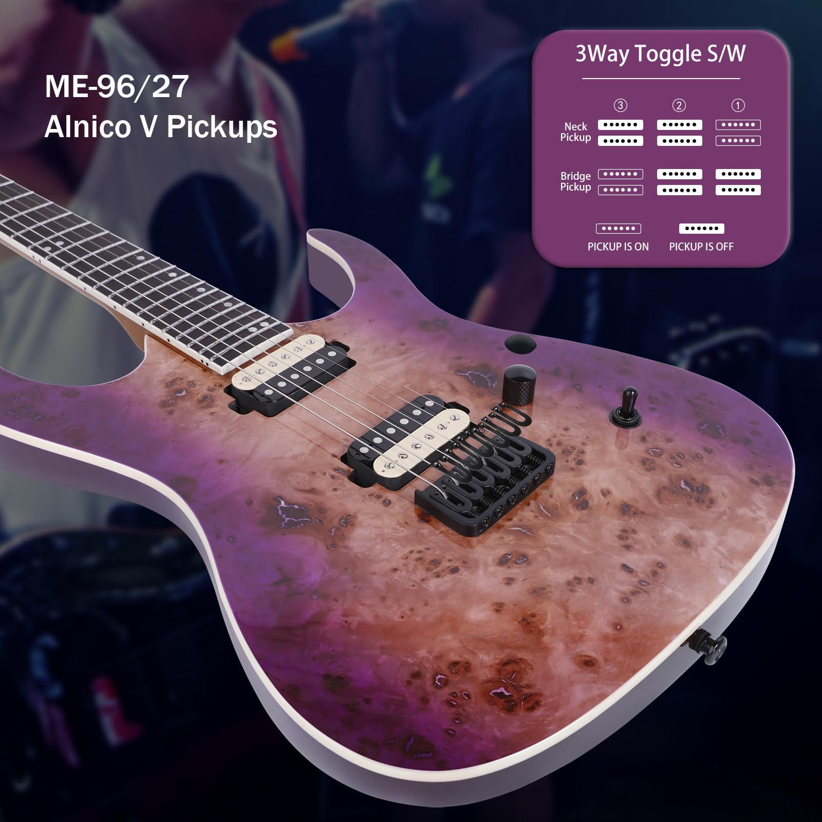 Snapklik.com : Leo Jaymz Electric Guitar Monsoon Series