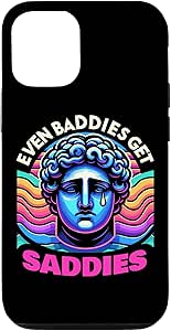 Amazon.com: iPhone 12/12 Pro Even Baddies Get Saddies Mental Health ...