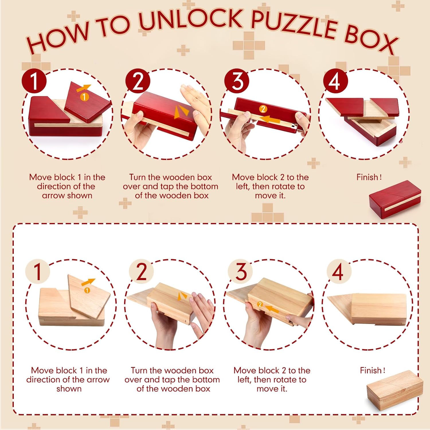 2 Pack Puzzle Box Secret Opening Mystery Impossible Nepal | Ubuy
