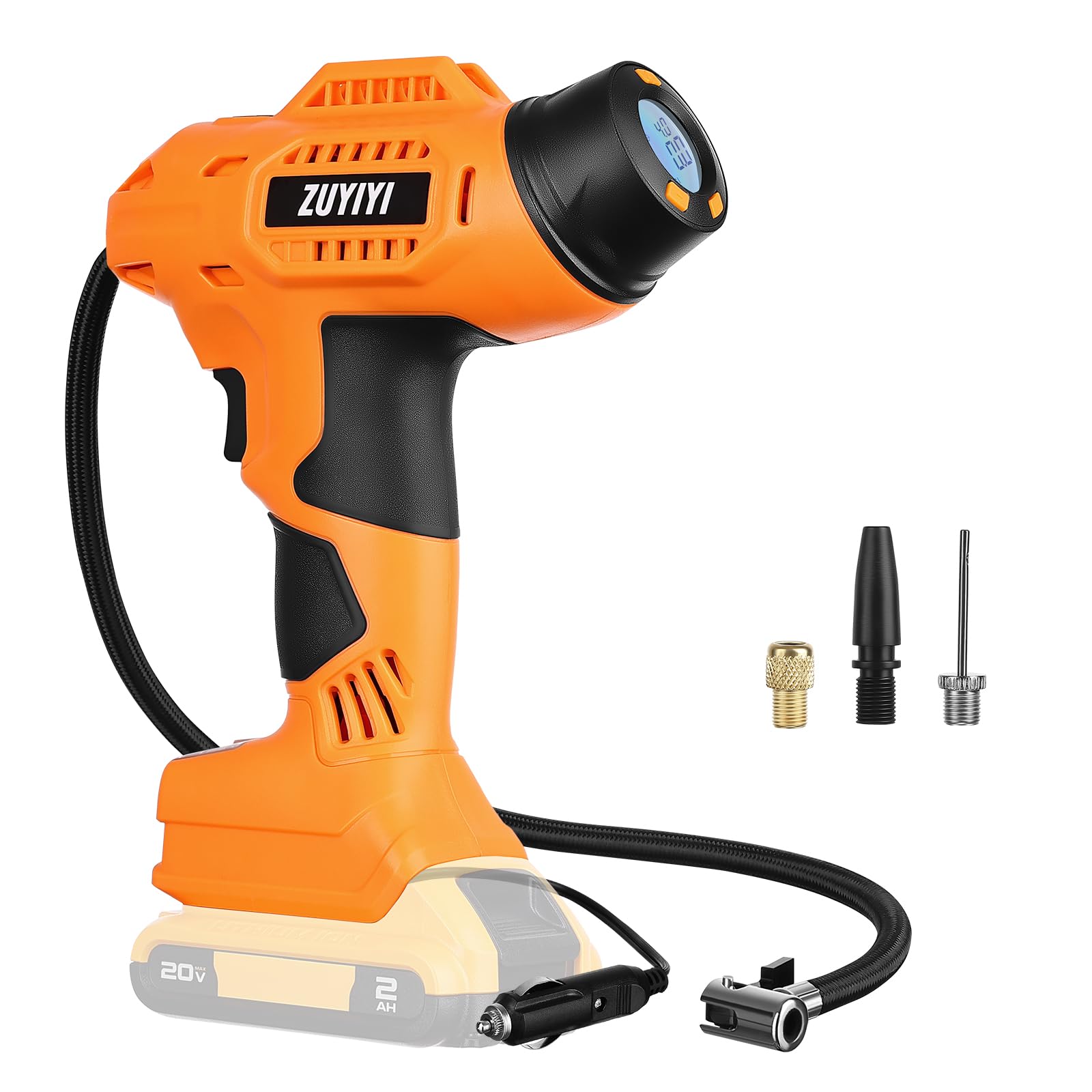 Amazon.com: ZUYIYI Tire Inflator Air Compressor Cordless for 20v Max ...