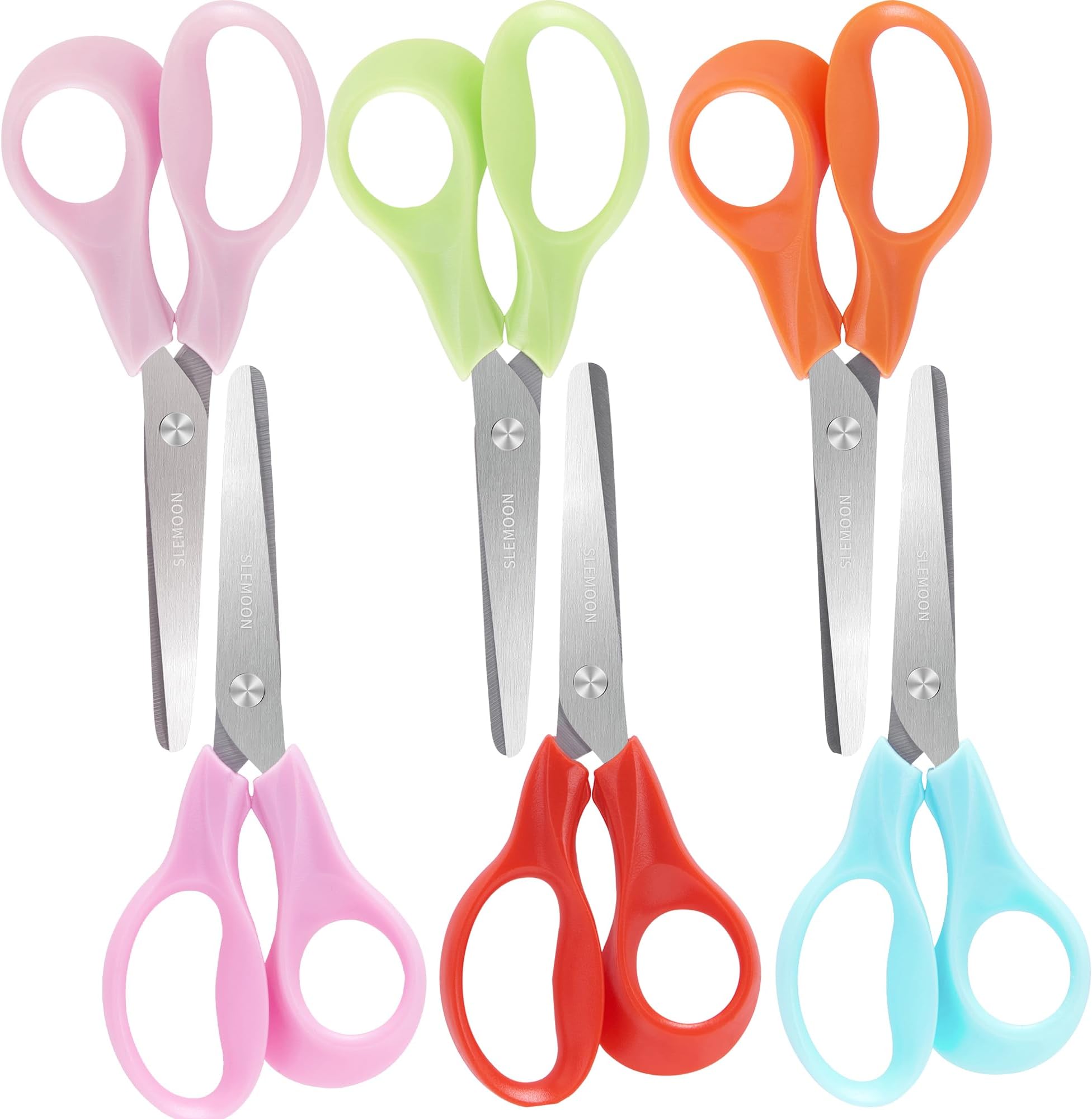 Amazon.com: KUONIIY Kids Scissors,Scissors for School Kids with Comfort ...