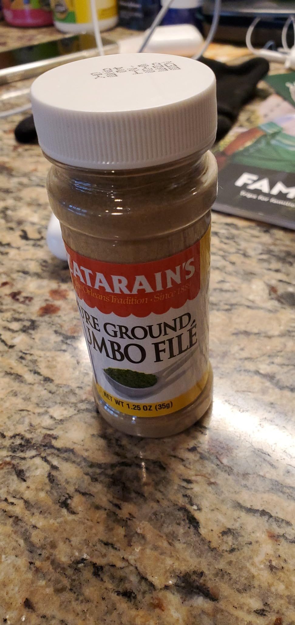 Amazon.com : Zatarain's Pure Ground Gumbo File 1.25 oz : File Powder ...