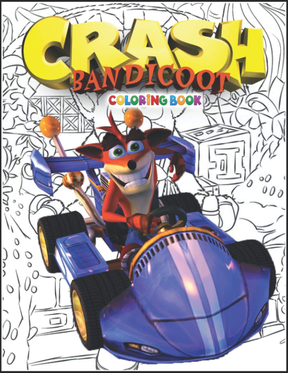 Buy C Bandicoot Coloring Book: +50 C Bandicoot colouring pages for Kids ...