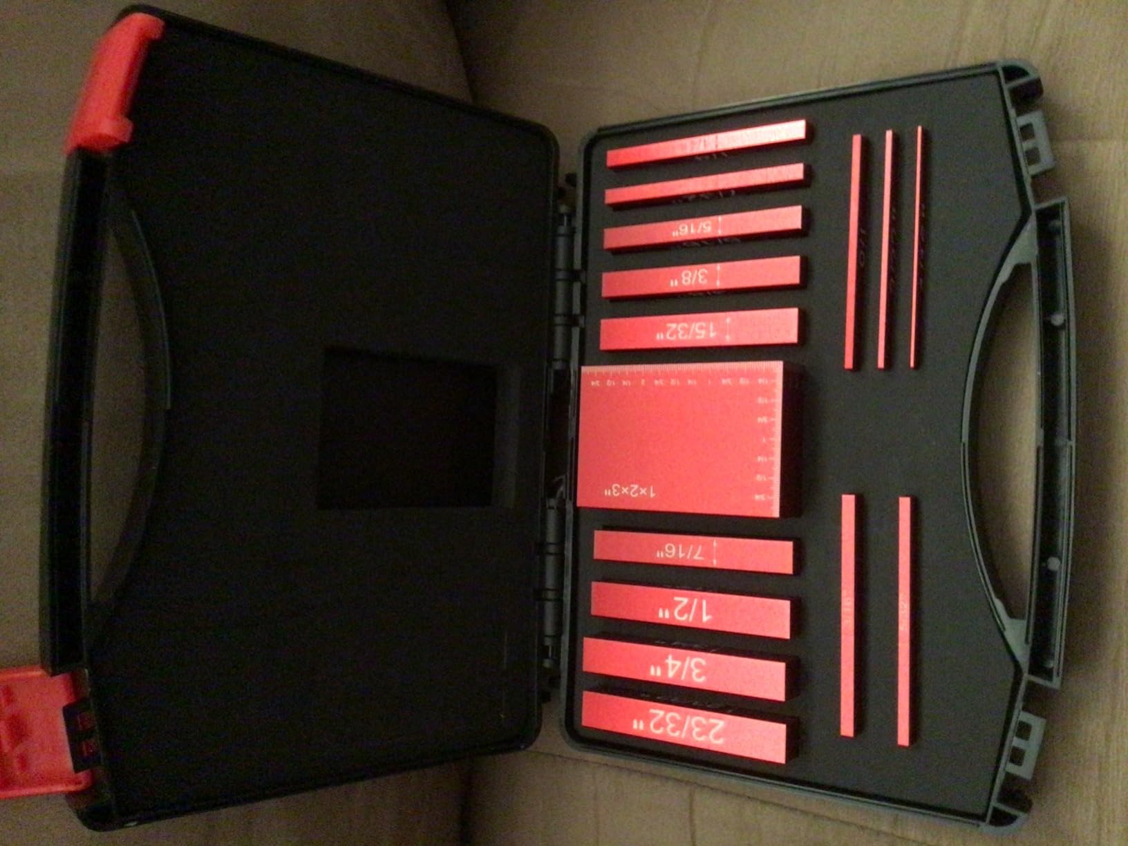 Setup Blocks Height Gauge Set,15pcs Precision Aluminum Setup Bars for ...