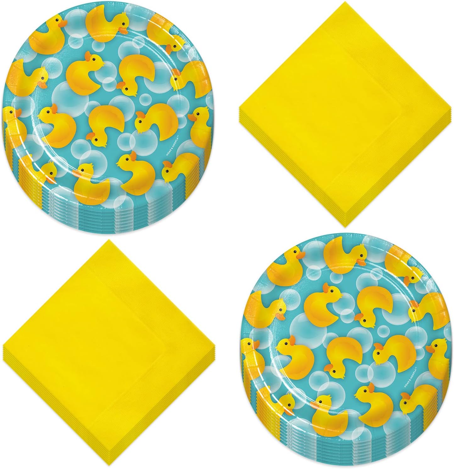 Amazon.com: Pickmesh 175 Pcs Rubber Duck Birthday Party Supplies ...