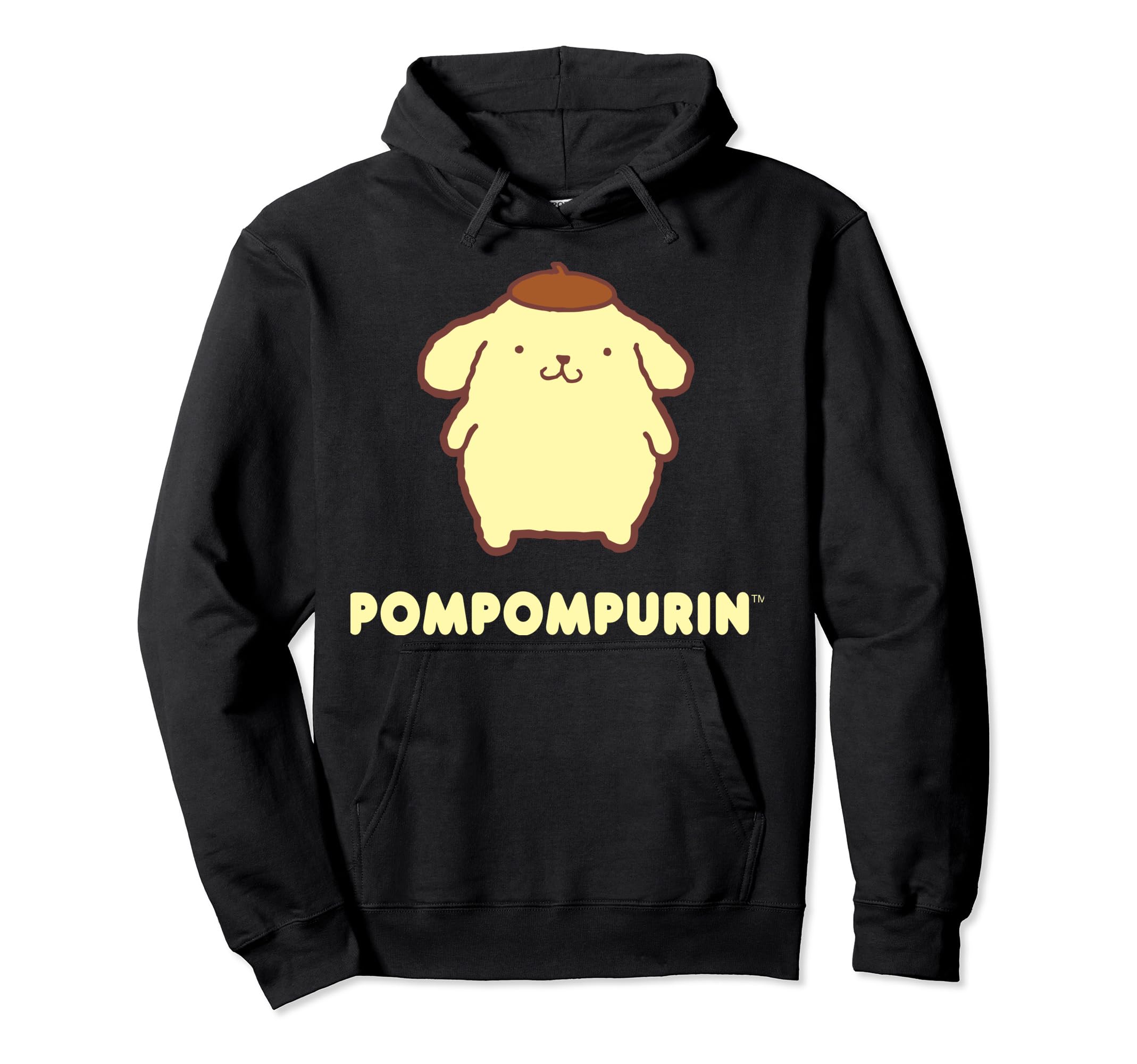 Amazon.com: Pompompurin Character Front and Back Pullover Hoodie ...