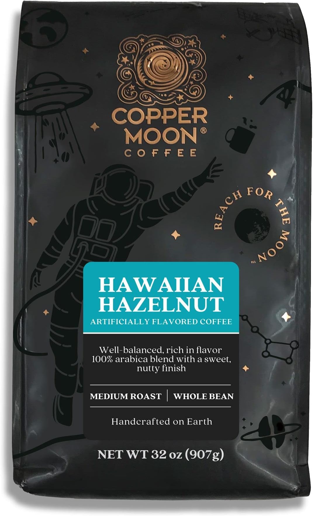 Amazon.com : Copper Moon Ground Coffee, Medium Roast, Flavored Variety ...