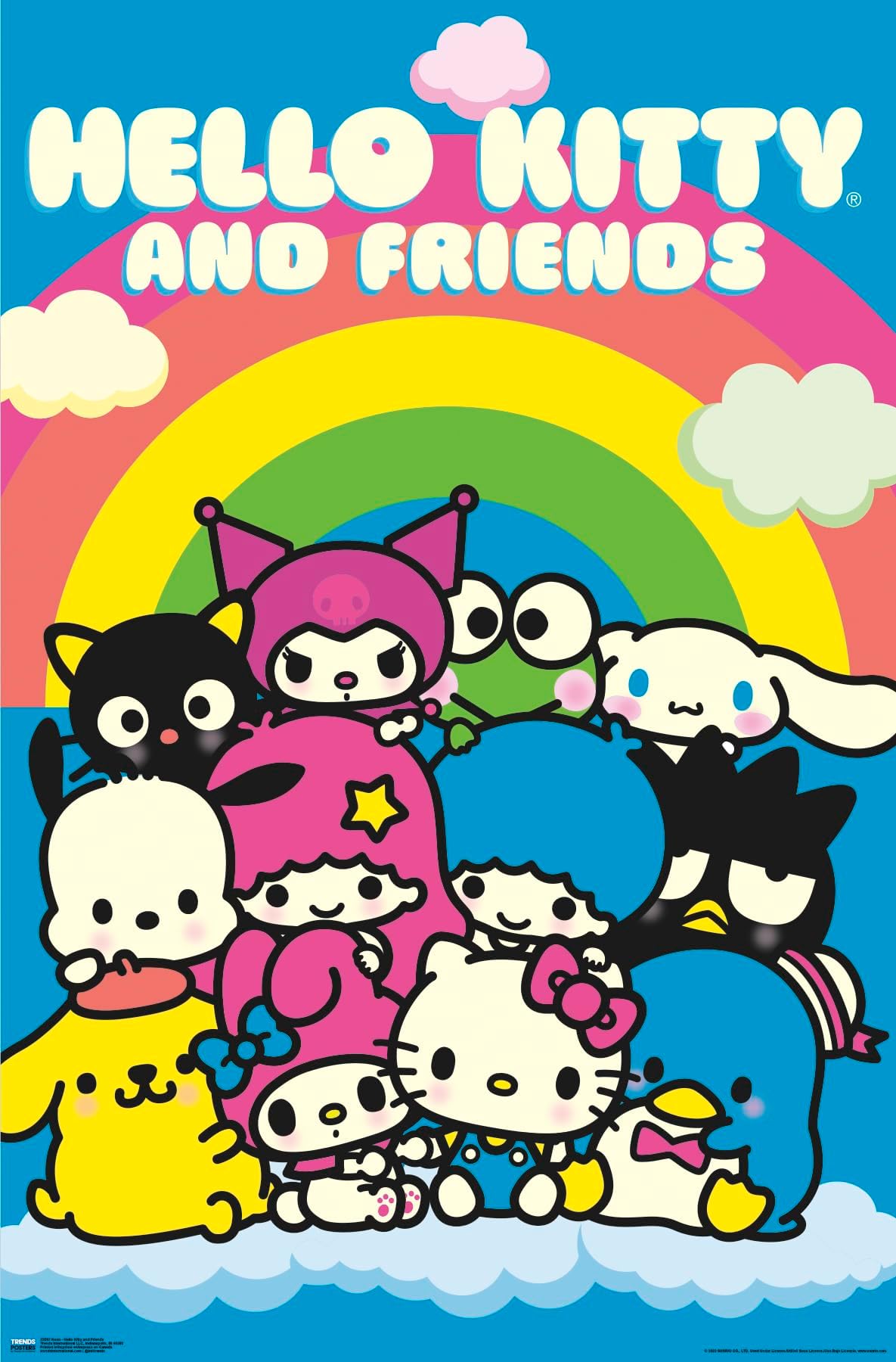 Amazon.com: Trends International Neon - Hello Kitty and Friends Neon ...