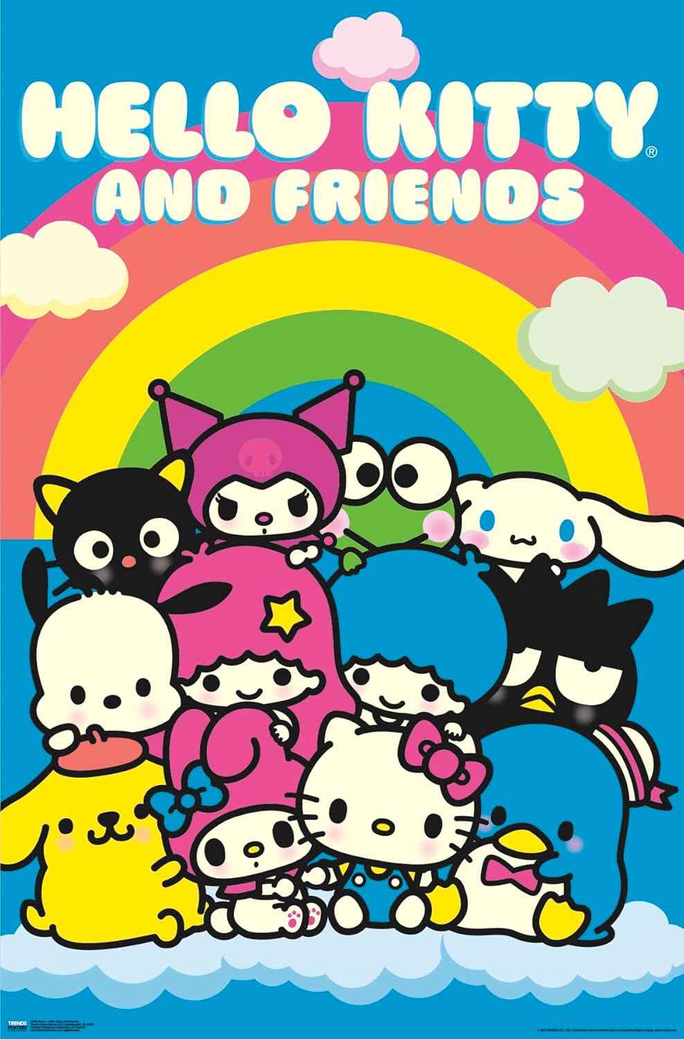 Amazon.com: Trends International Neon - Hello Kitty and Friends Neon ...