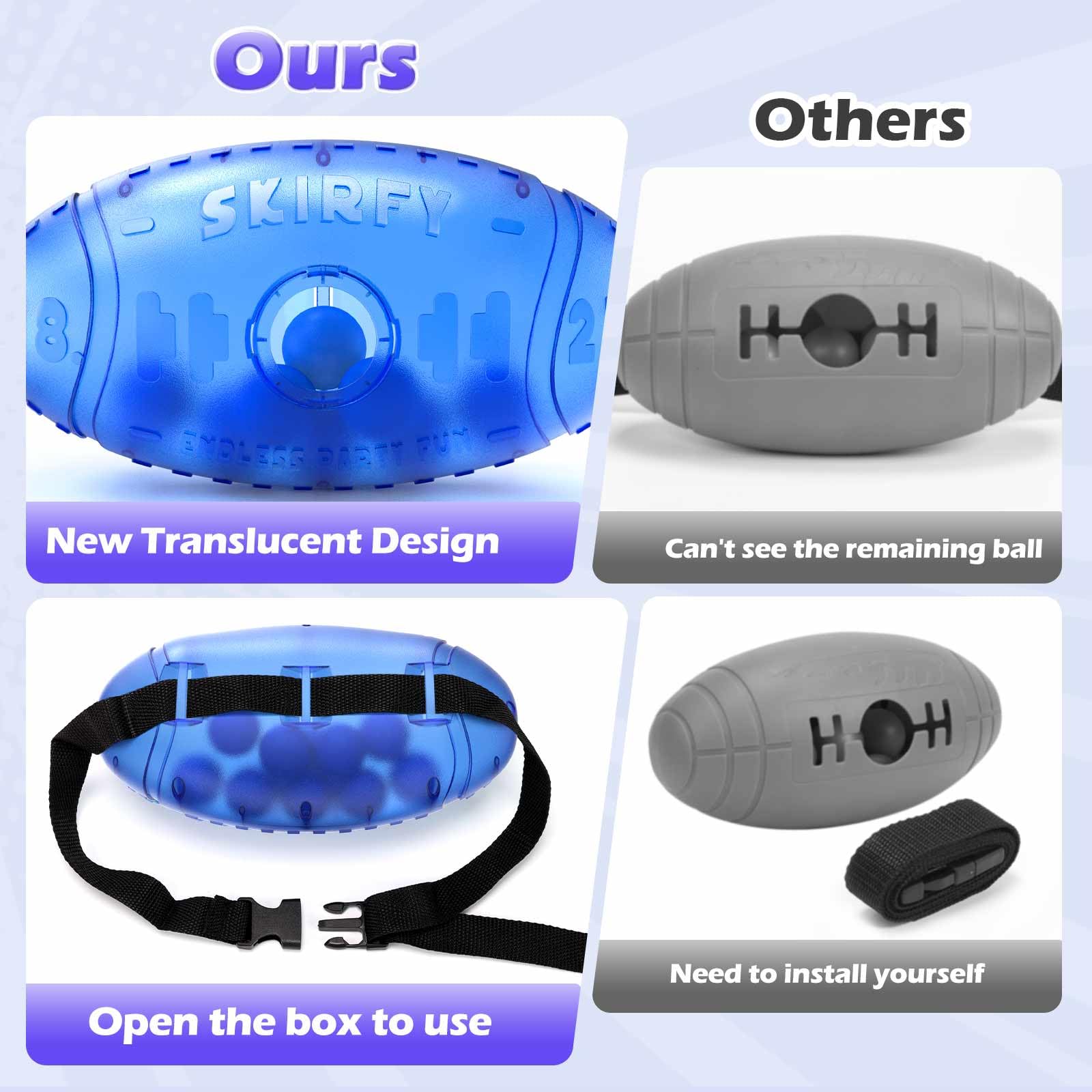 Snapklik.com : Skirfy Outdoor Party Games For Kids Adults, Translucent ...