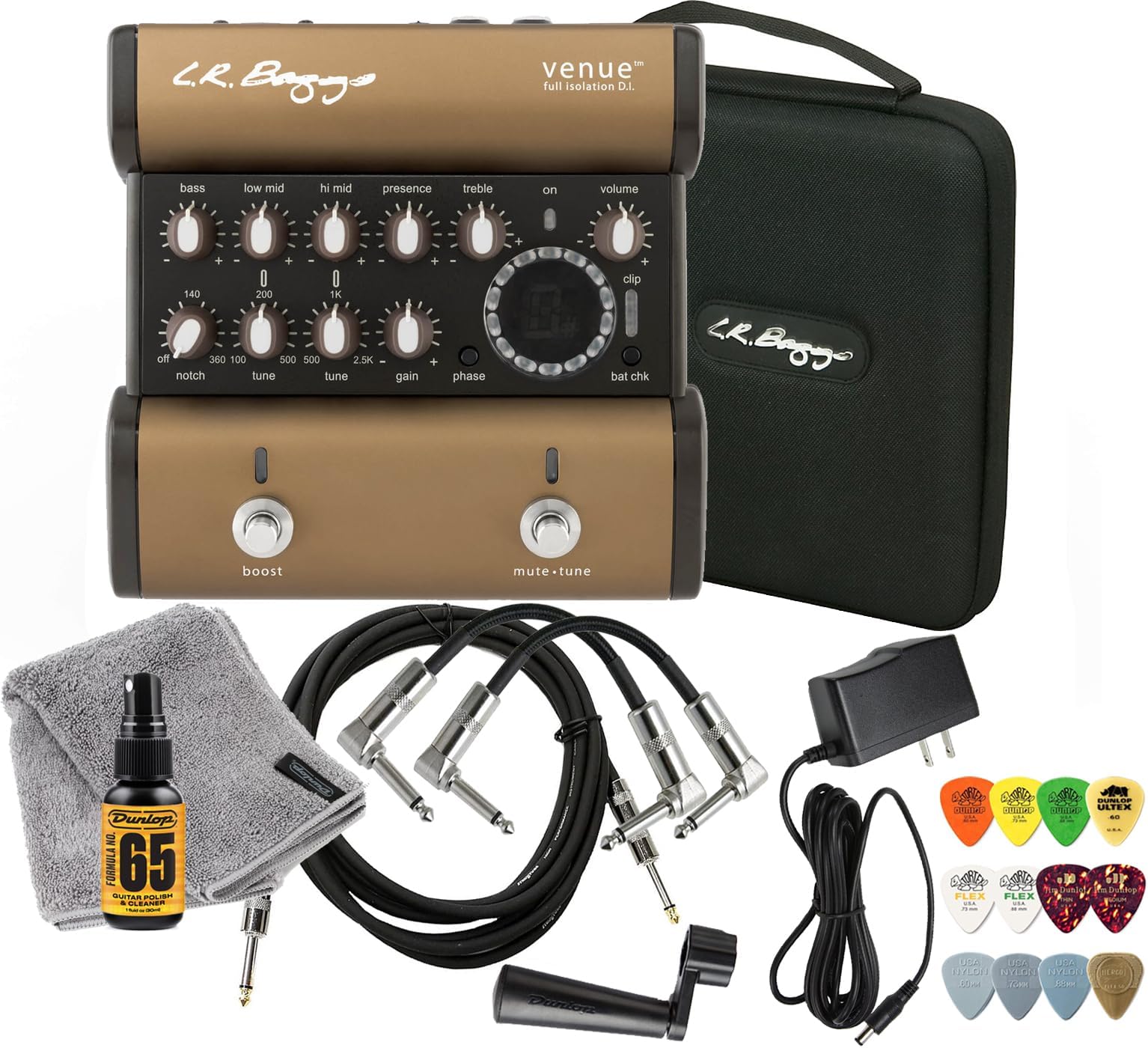 Amazon.com: L.R. Baggs Venue DI Acoustic Guitar Preamp Direct Box ...