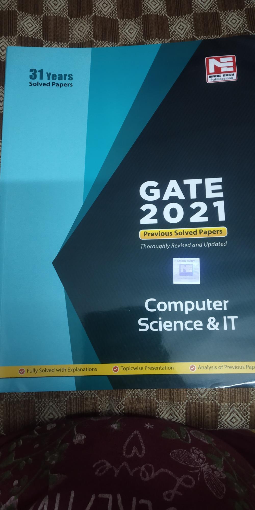 Buy Gate 2021: Computer Science And It Engineering Previous Year Solved Papers Book Online at ...