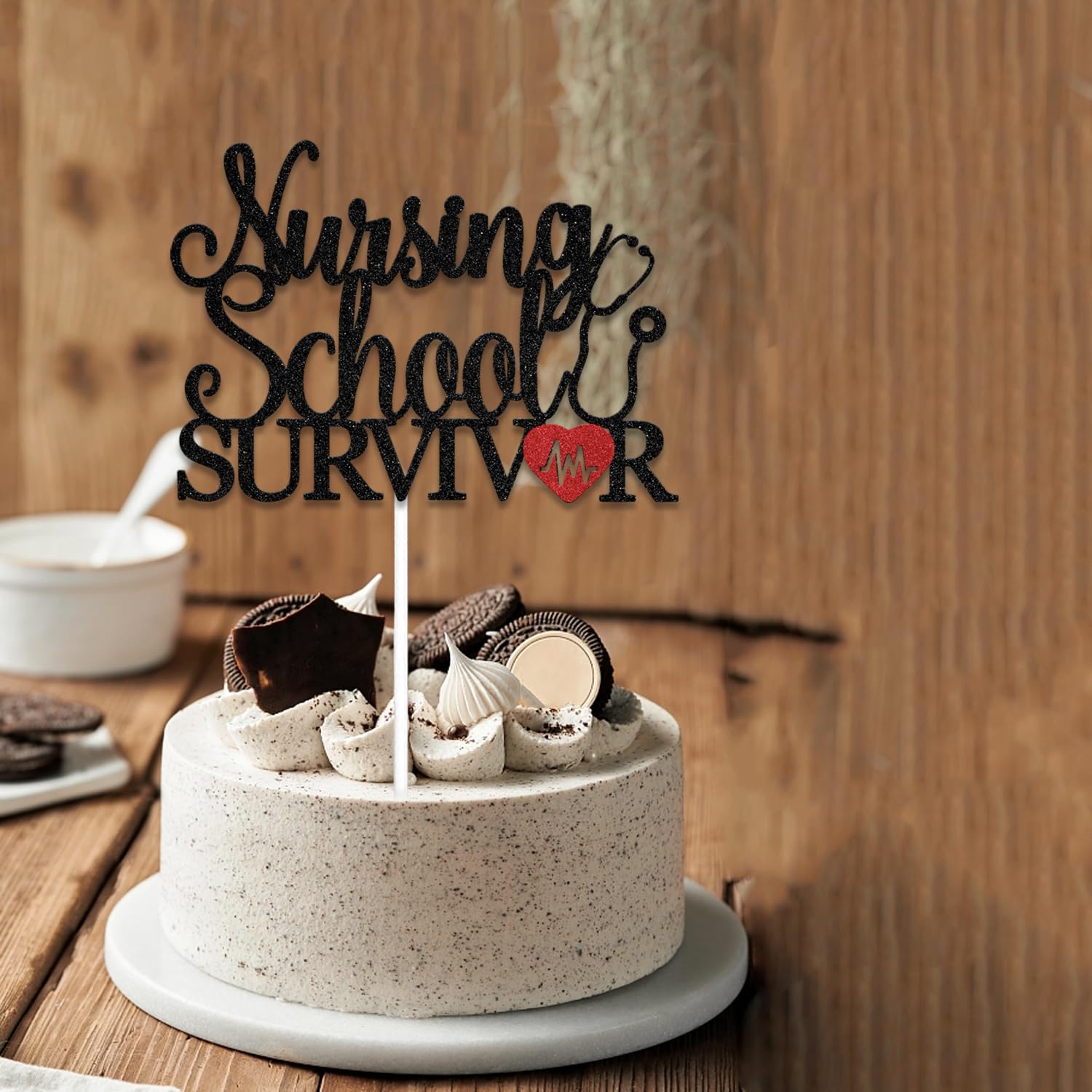 Snapklik.com : Nursing School Survivor Cake Topper 2025 Nurse ...