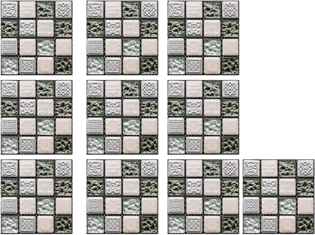 Amazon.com: FRAKYEN 10 PCS Self Adhesive Tile Backsplash Peel and Stick ...