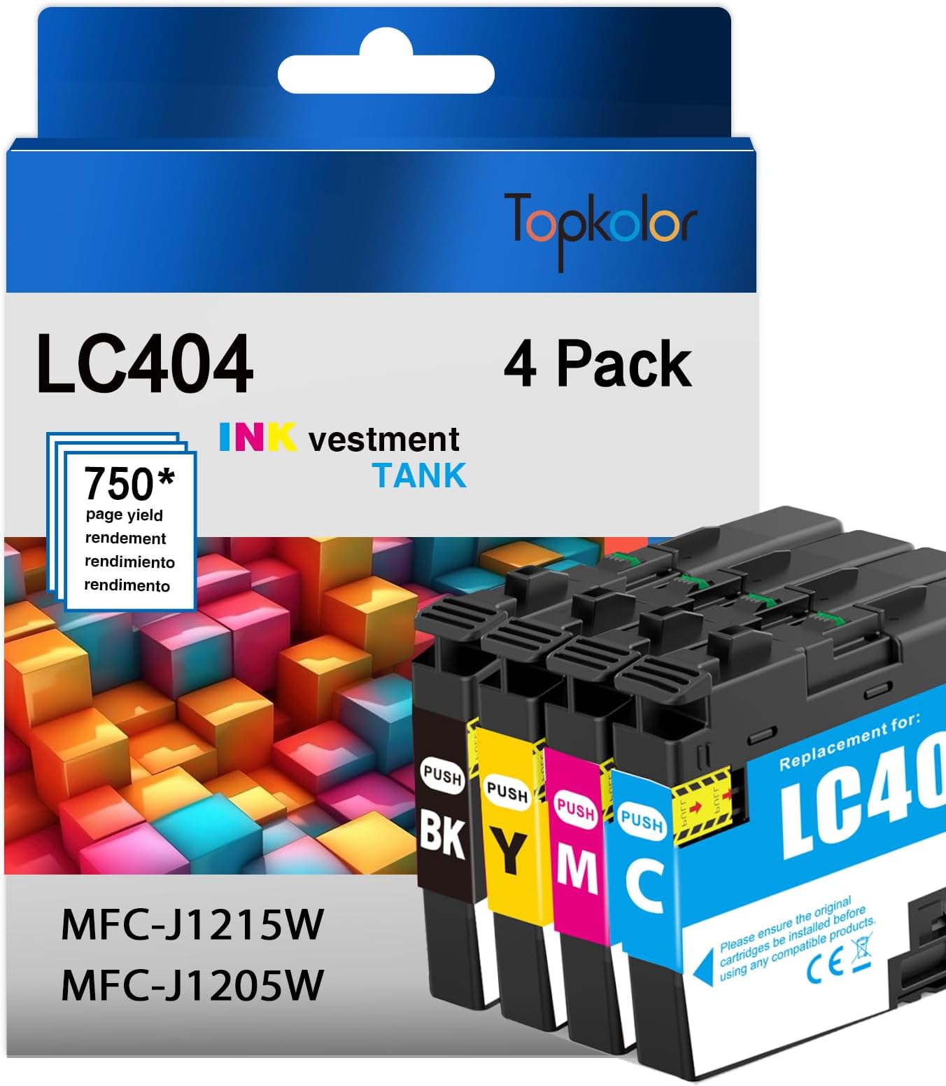 Amazon.com: LC404 Ink Cartridges High Yield Replacement for Brother ...