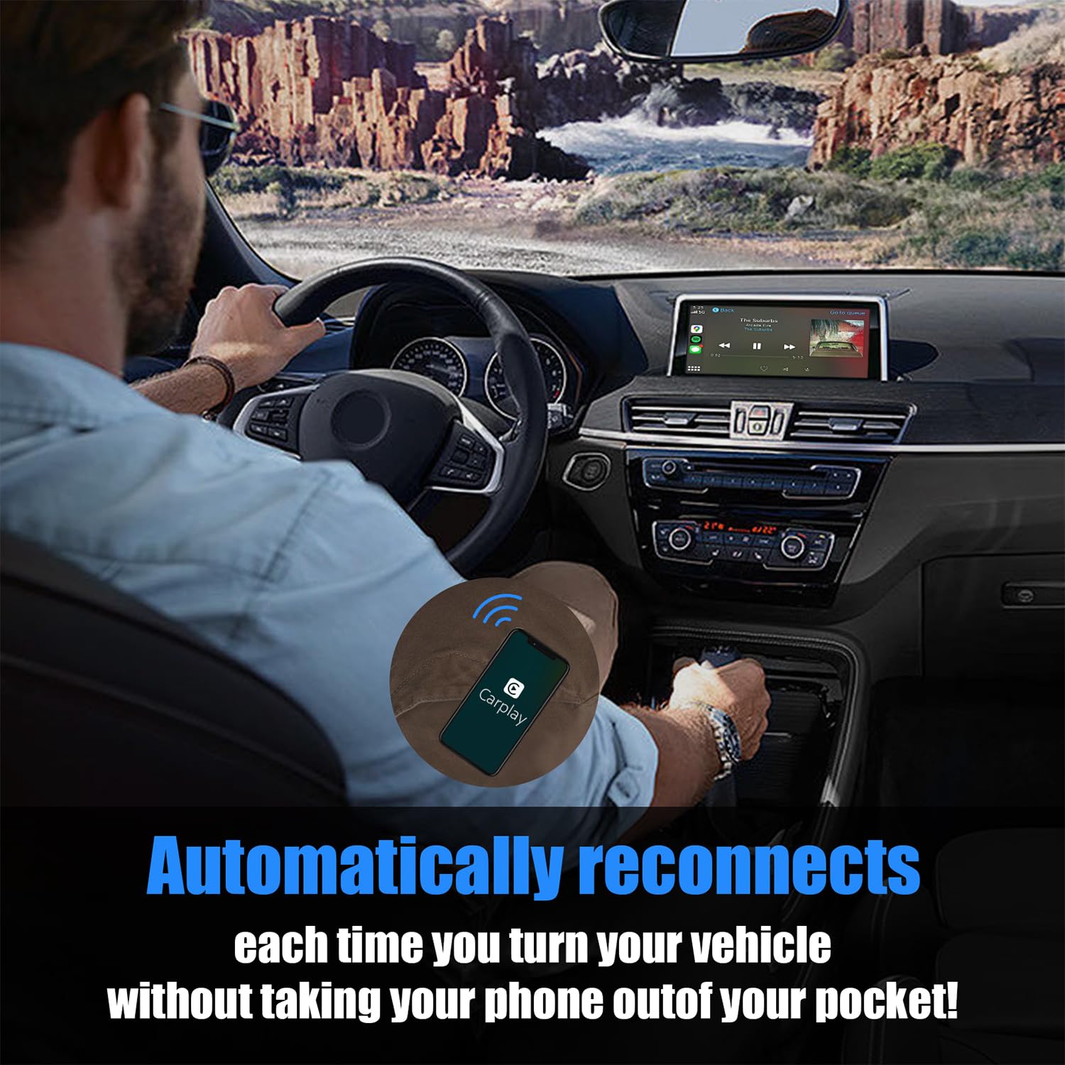 Snapklik.com : Mini Wireless Carplay Adapter For Apple, Newest Stable ...