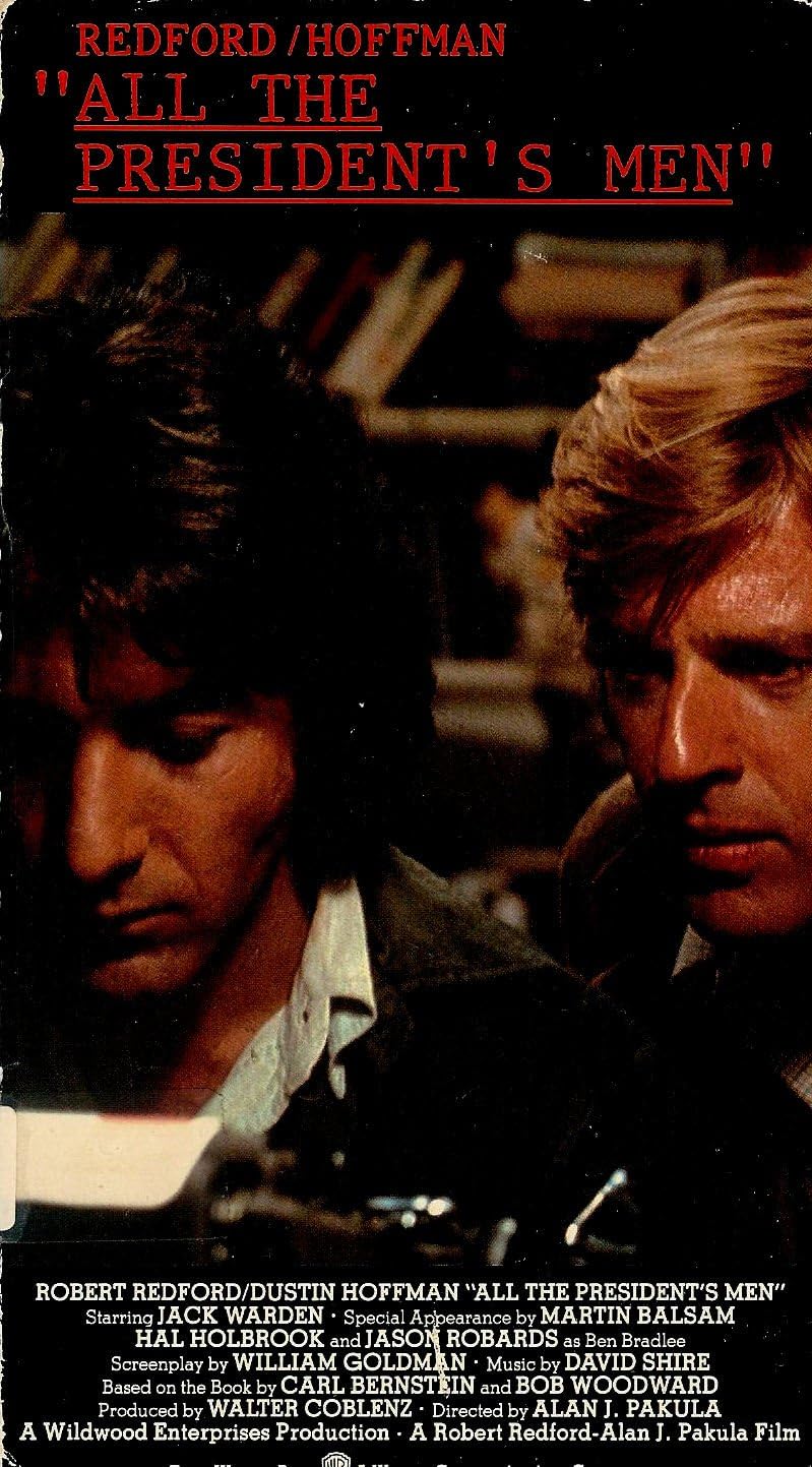 Amazon.com: All the President's Men [VHS] : Redford, Hoffman, Robards ...