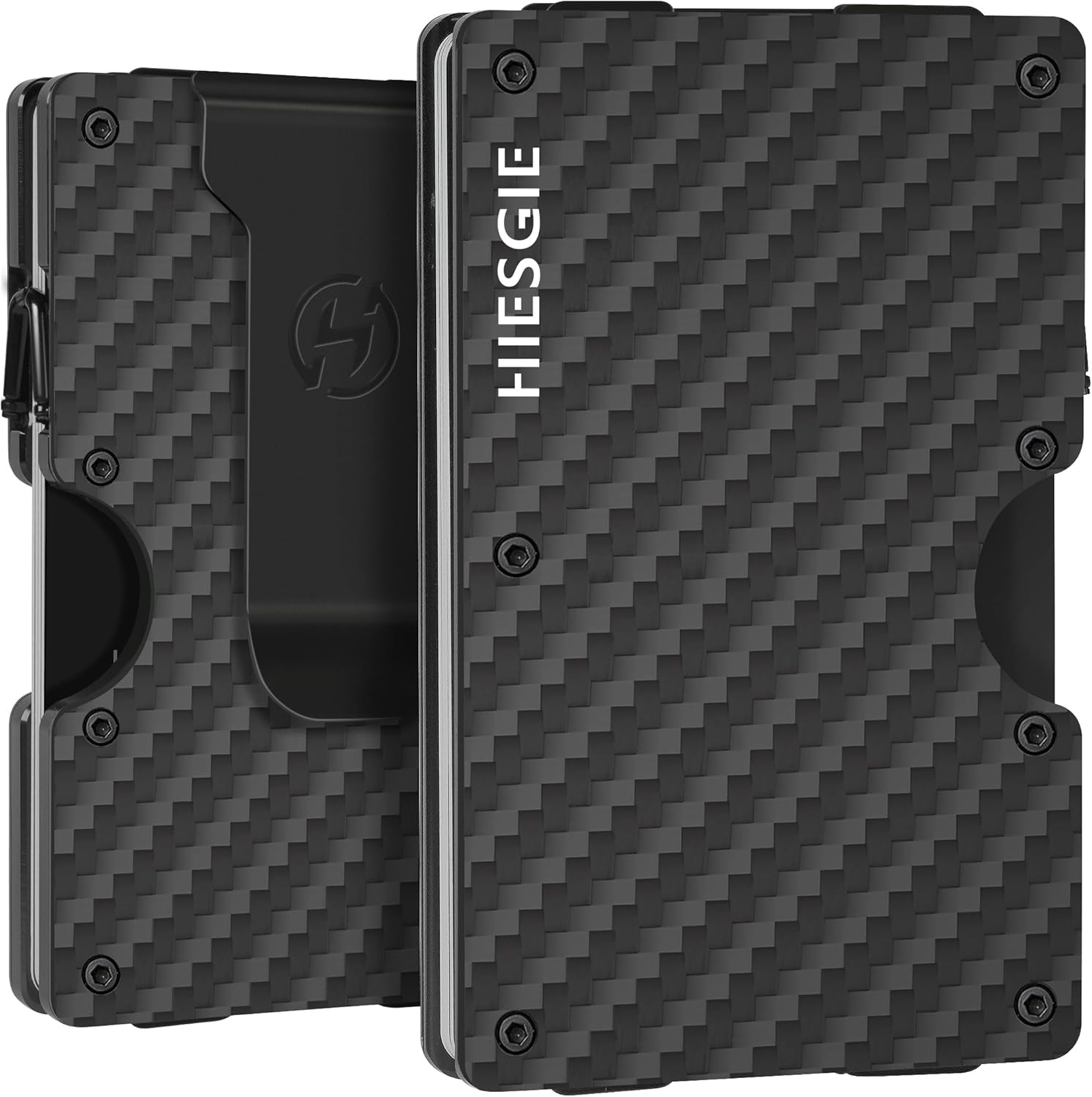 Amazon.com: HIESGIE Minimalist Metal Wallet for Men - Front Pocket Slim ...