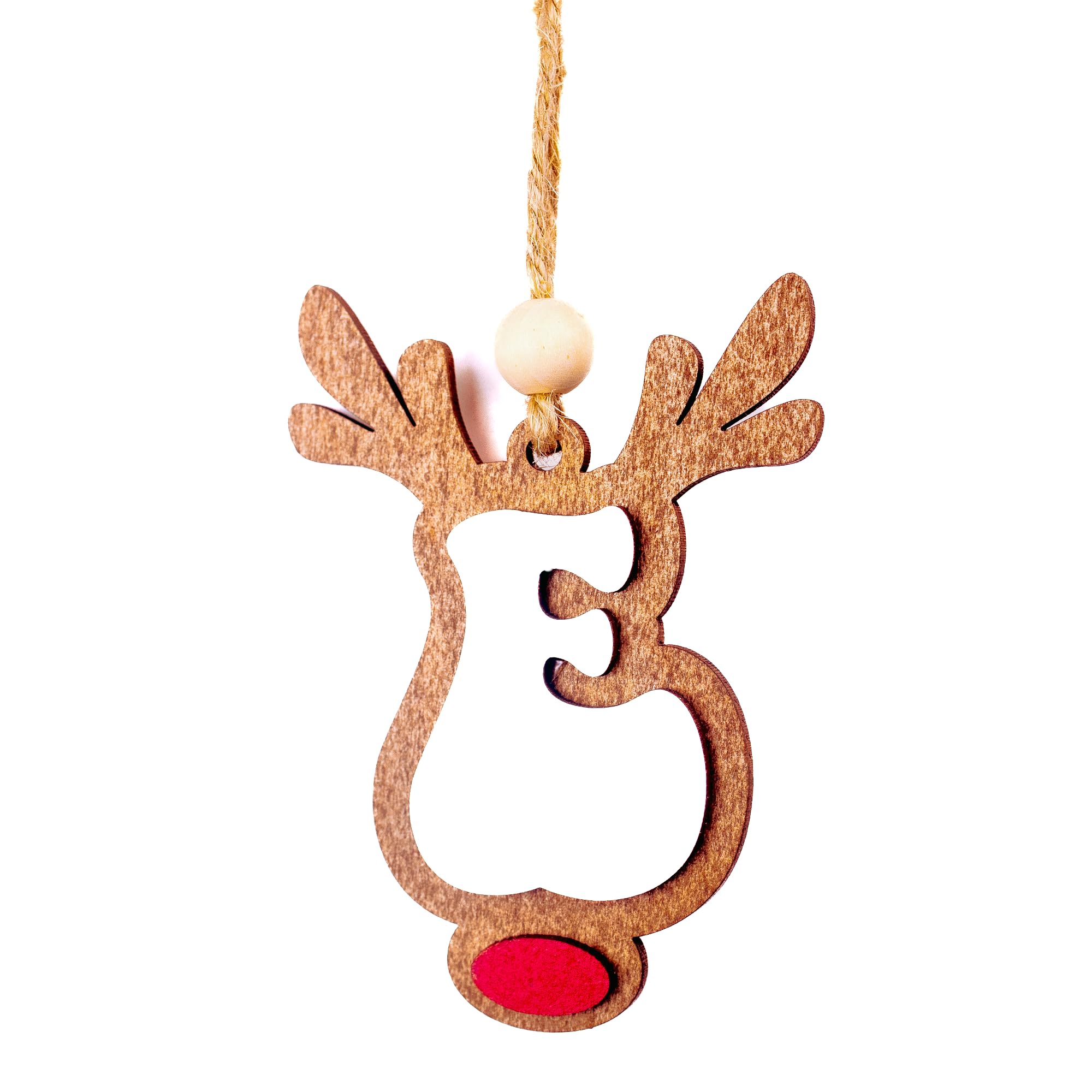 Amazon.com: 26 Letter Reindeer Ornaments Christmas Tree Decorations ...