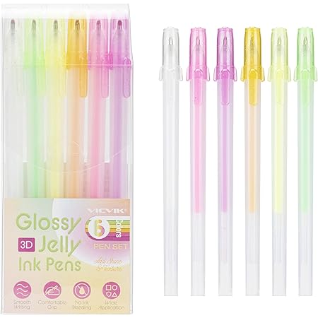 Amazon.com: Sakura 38495 2-Piece Glaze 3-Dimensional Glossy Ink Pen Set ...