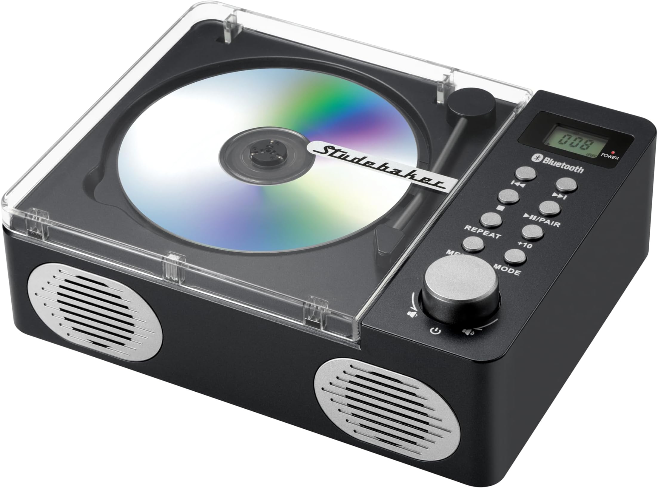 Amazon.com: Studebaker SB3720 Portable Stereo Bluetooth CD Player with ...